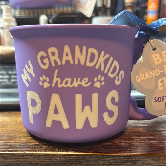 Dining | Purple Mug With My Grandkids Have Paws Design | Poshmark